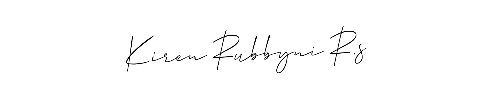 94+ Kiren Rubbyni R.s Name Signature Style Ideas | Special Electronic Sign