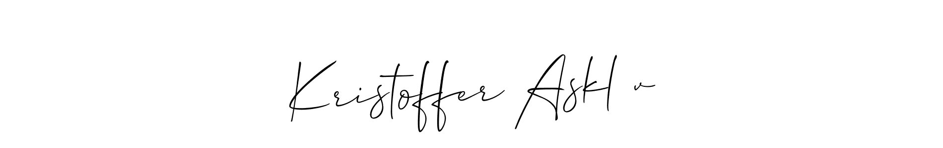 95+ Kristoffer Askl v Name Signature Style Ideas | Wonderful E-Signature