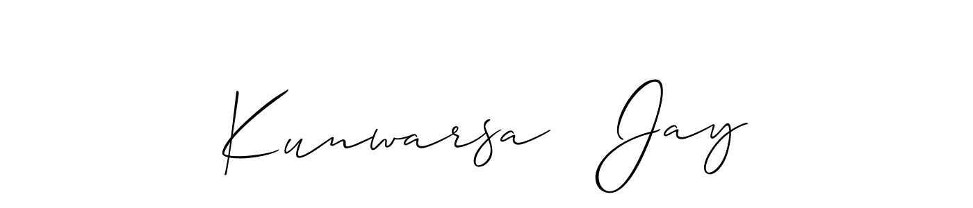 96+ Kunwarsa Jay Name Signature Style Ideas | Unique eSignature