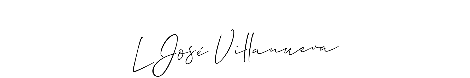 81+ L José Villanueva Name Signature Style Ideas | First-Class Autograph