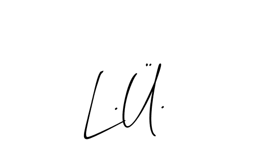 73+ L.Ü. Name Signature Style Ideas | Creative Digital Signature