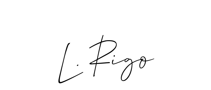 93+ L. Rigo Name Signature Style Ideas | Creative Online Autograph