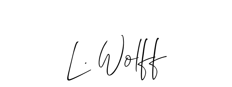 75+ L. Wolff Name Signature Style Ideas | New Electronic Signatures