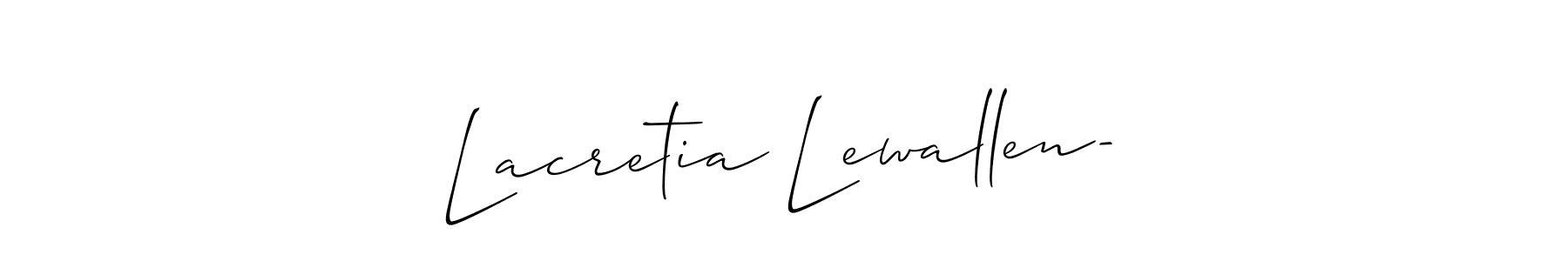 98+ Lacretia Lewallen- Name Signature Style Ideas | Amazing E-Sign