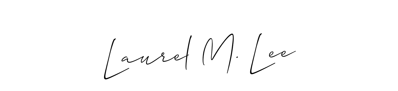 94+ Laurel M. Lee Name Signature Style Ideas | New Name Signature