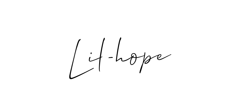 99+ Lil-hope Name Signature Style Ideas | Fine Electronic Sign