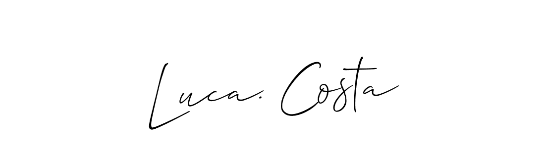 88+ Luca. Costa Name Signature Style Ideas | Cool Electronic Sign