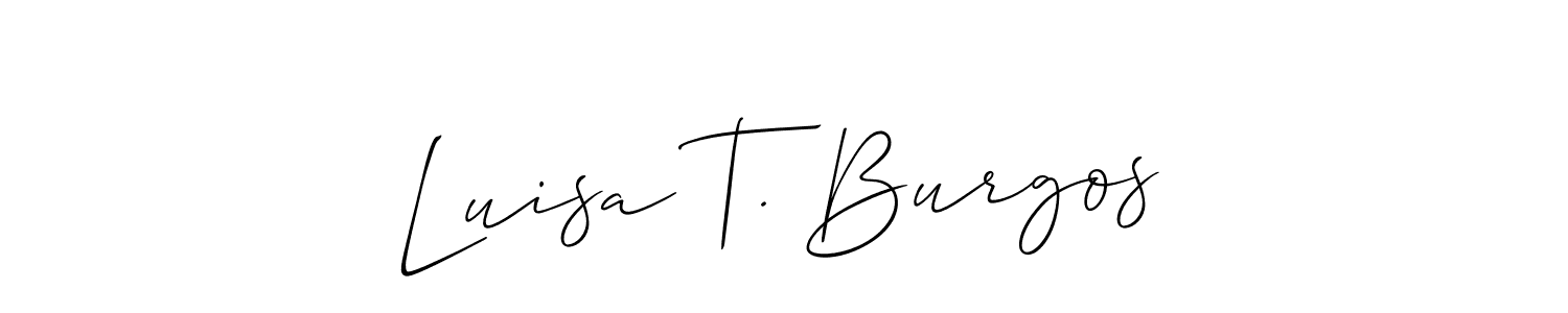 98+ Luisa T. Burgos Name Signature Style Ideas | Ultimate Electronic ...