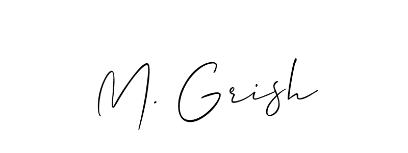 95+ M. Grish Name Signature Style Ideas | Super Electronic Signatures