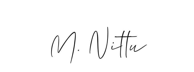 79+ M. Nittu Name Signature Style Ideas | Special Electronic Sign