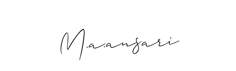 89+ M.a.ansari Name Signature Style Ideas | Exclusive E-Sign