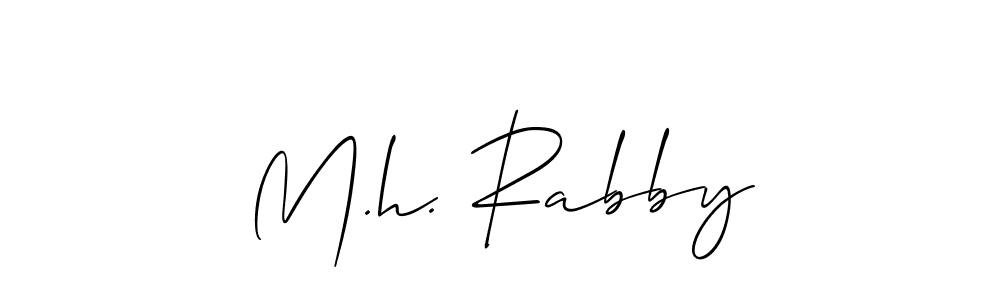 73+ M.h. Rabby Name Signature Style Ideas | First-Class eSign