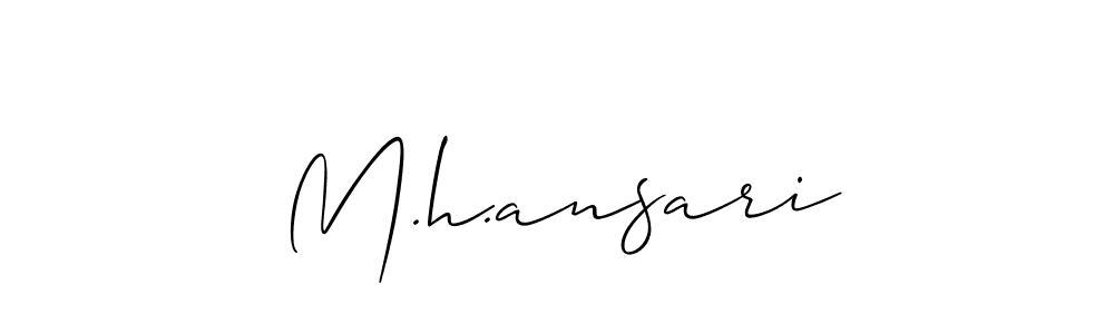 98+ M.h.ansari Name Signature Style Ideas | Special Digital Signature