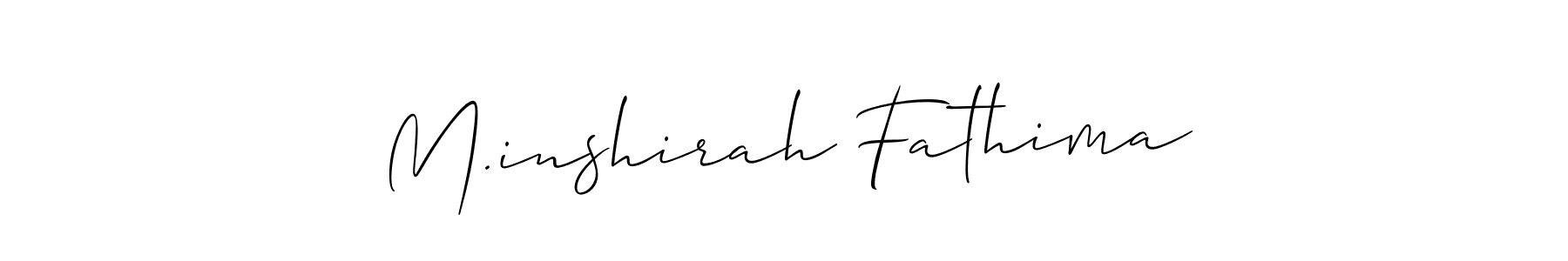 85+ M.inshirah Fathima Name Signature Style Ideas | Perfect E-Sign