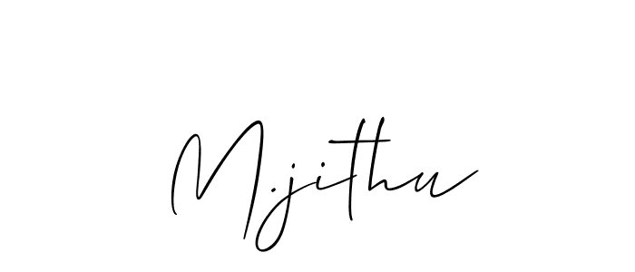 94+ M.jithu Name Signature Style Ideas | Cool Autograph