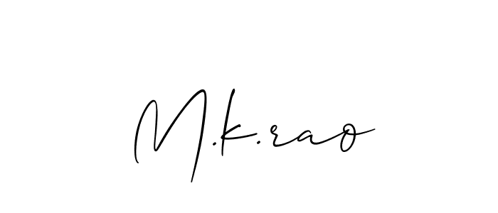 91+ M.k.rao Name Signature Style Ideas | Creative Name Signature