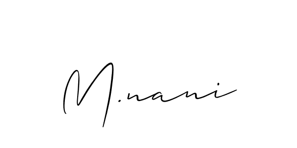 77+ M.nani Name Signature Style Ideas | Outstanding eSignature