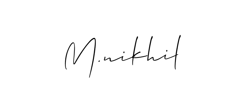93+ M.nikhil Name Signature Style Ideas | Special E-Signature