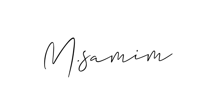 97+ M.samim Name Signature Style Ideas | Exclusive Name Signature