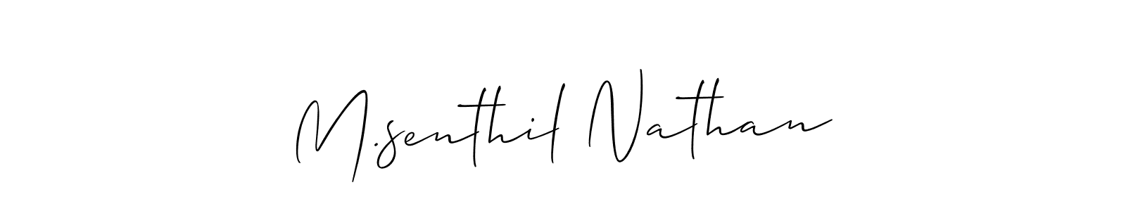 72+ M.senthil Nathan Name Signature Style Ideas | Ideal E-Signature