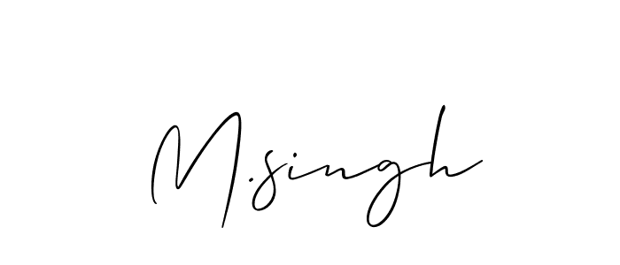 97+ M.singh Name Signature Style Ideas | Outstanding Online Autograph