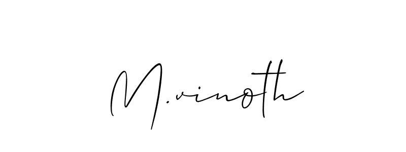 97+ M.vinoth Name Signature Style Ideas | First-Class Autograph