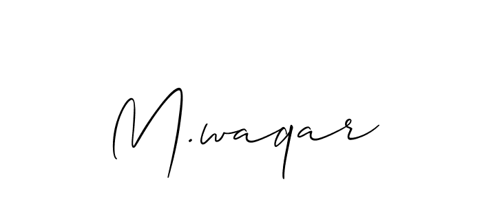89+ M.waqar Name Signature Style Ideas | Ultimate Online Signature