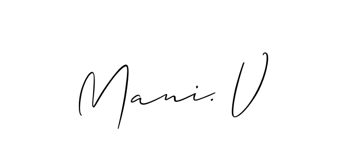 99+ Mani. V Name Signature Style Ideas | Superb eSignature
