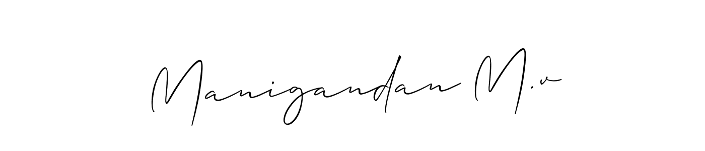 90+ Manigandan M.v Name Signature Style Ideas | Good Electronic Signatures