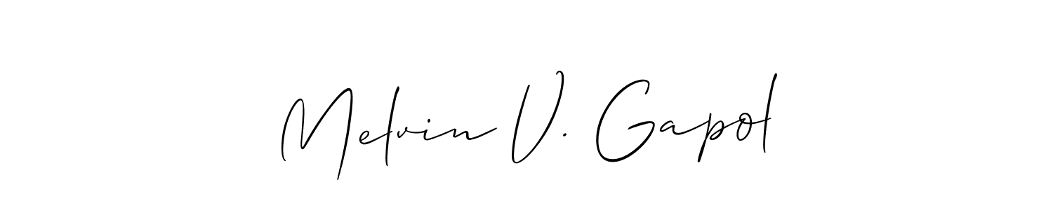 99+ Melvin V. Gapol Name Signature Style Ideas | Superb E-Signature