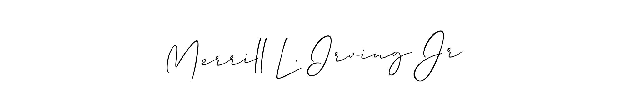 84+ Merrill L. Irving Jr Name Signature Style Ideas | Superb eSignature