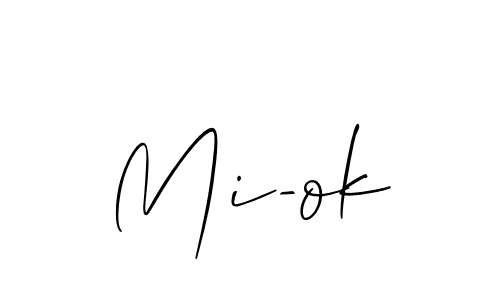 74+ Mi-ok Name Signature Style Ideas | Unique E-Sign