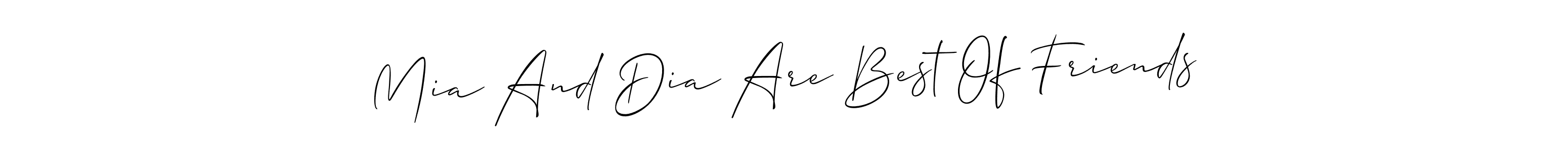 92+ Mia And Dia Are Best Of Friends Name Signature Style Ideas | First ...