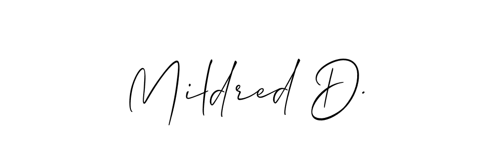 72+ Mildred D. Name Signature Style Ideas | First-Class Name Signature