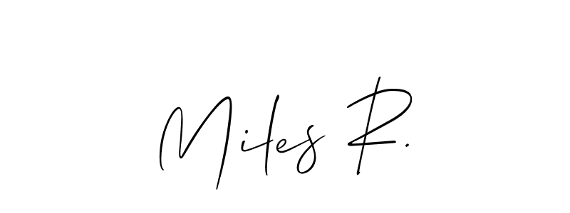 97+ Miles R. Name Signature Style Ideas | Perfect Electronic Sign