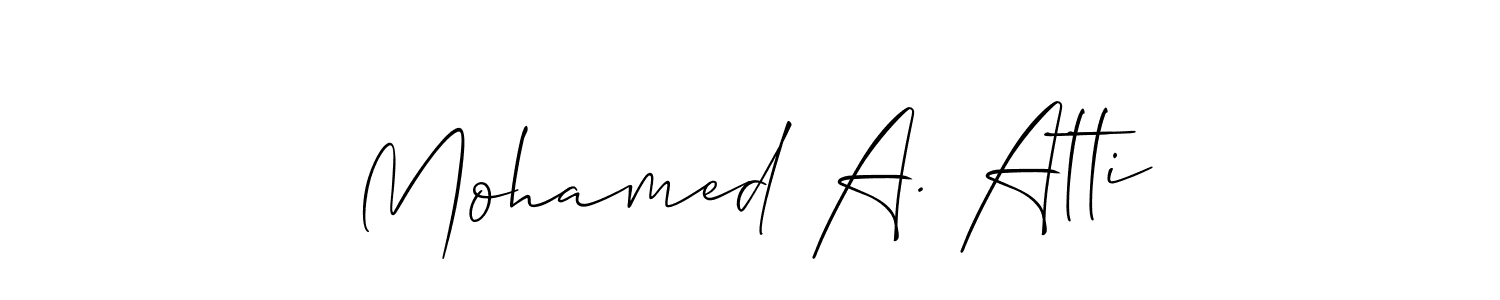 71+ Mohamed A. Atti Name Signature Style Ideas | Unique Digital Signature