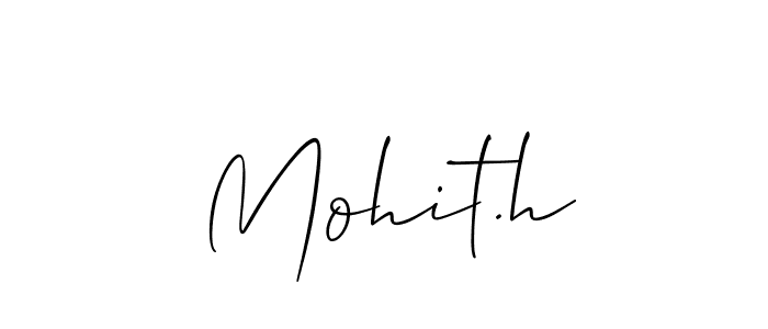 94+ Mohit.h Name Signature Style Ideas | Wonderful Online Autograph