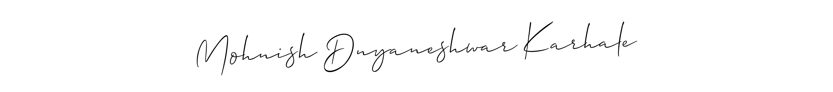 99+ Mohnish Dnyaneshwar Karhale Name Signature Style Ideas | Creative eSign