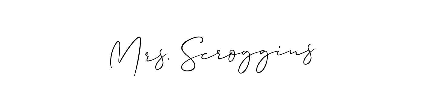 72+ Mrs. Scroggins Name Signature Style Ideas | Excellent eSignature