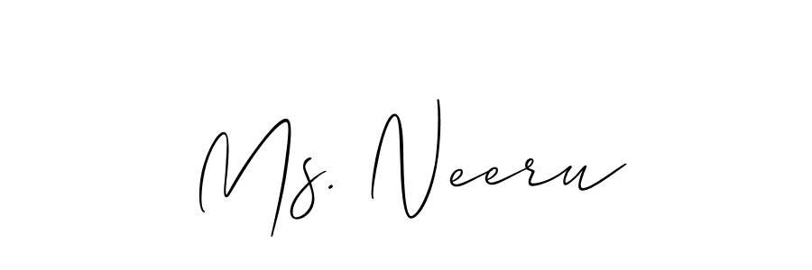 85+ Ms. Neeru Name Signature Style Ideas | Unique E-Signature