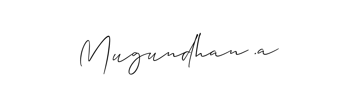 93+ Mugundhan .a Name Signature Style Ideas | Super Name Signature