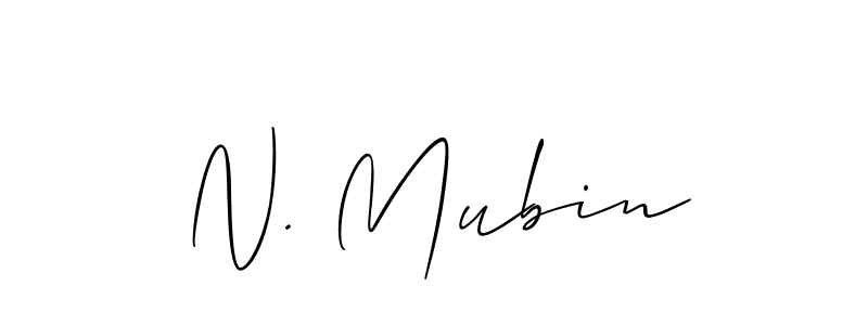 83+ N. Mubin Name Signature Style Ideas | Cool Electronic Sign