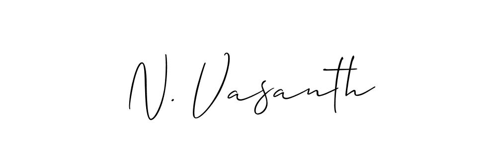 80+ N. Vasanth Name Signature Style Ideas | Ultimate Electronic Sign