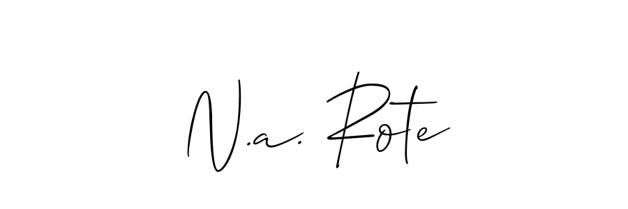 84+ N.a. Rote Name Signature Style Ideas | Creative Online Signature