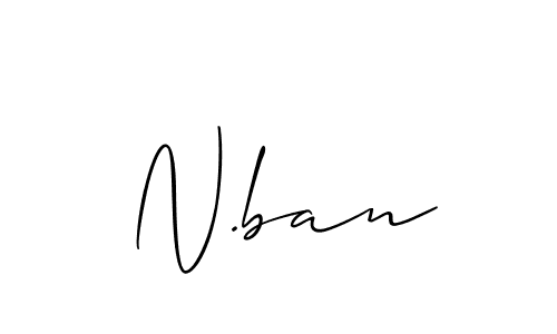 93+ N.ban Name Signature Style Ideas | Perfect eSign