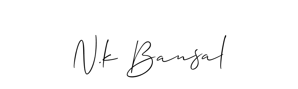 77+ N.k Bansal Name Signature Style Ideas | Unique E-Signature