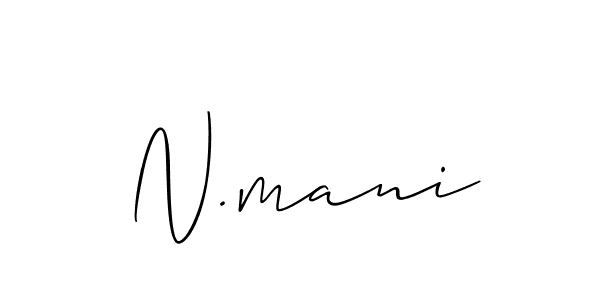 89+ N.mani Name Signature Style Ideas | Cool Electronic Signatures