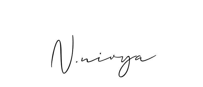 73+ N.nivya Name Signature Style Ideas | Cool Digital Signature