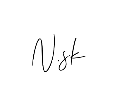 76+ N.sk Name Signature Style Ideas | Creative Electronic Signatures