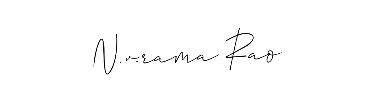 73+ N.v.rama Rao Name Signature Style Ideas | Ultimate E-Sign